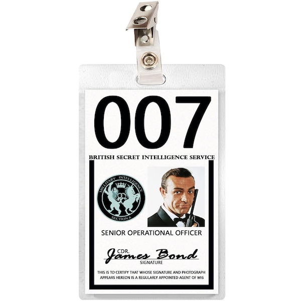 Secret Service Costume Badges - Etsy