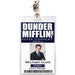 The Office Michael Scott Dunder Mifflin ID Badge Name Tag Cosplay ...
