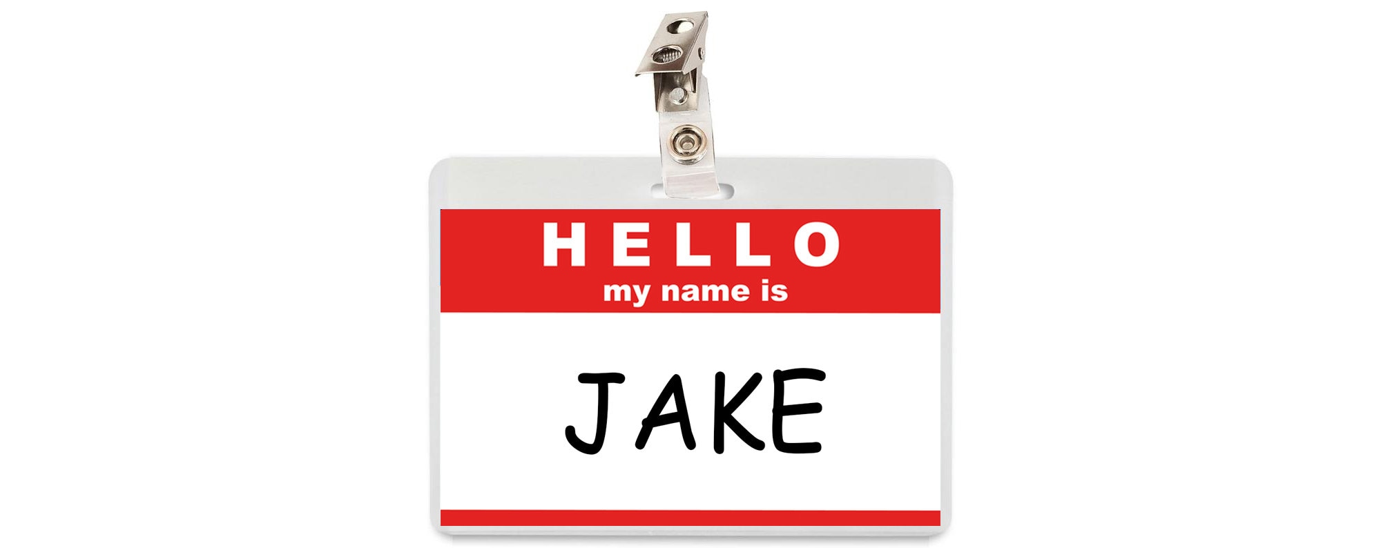 Jake From State Farm Name Tag