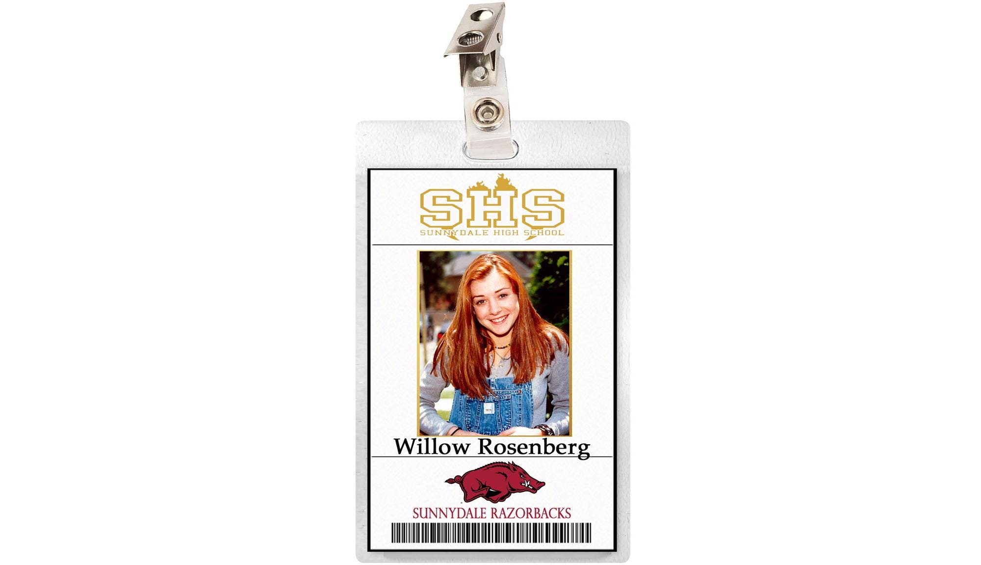 Buffy the Vampire Slayer ID Badge Card Sunnydale Student ID: Buffy ...
