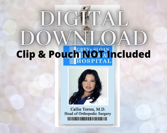 NASA Mission Control ID Badge Card Cosplay Costume Name Tag - Etsy