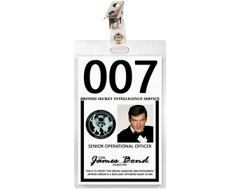 NCIS Special Agent ID Badge Card Cosplay Costume Name Tag | Etsy