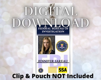 NASA Aerospace Engineer ID Badge Card Cosplay Costume Name Tag - Etsy