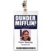 The Office Dunder Mifflin ID Badge Jim Halpert, Pam Halpert, Dwight ...