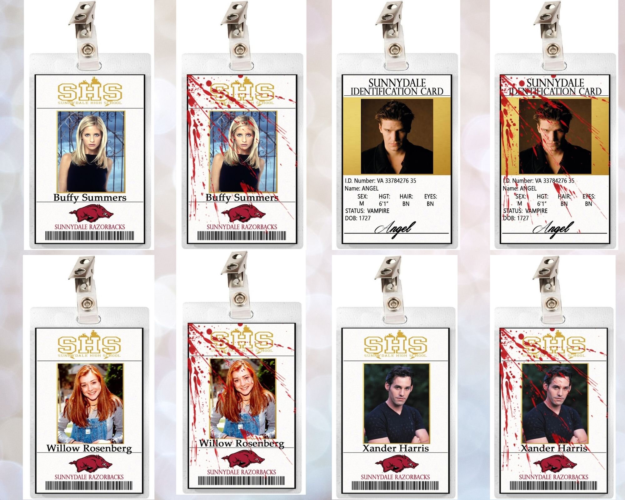 Buffy the Vampire Slayer ID Badge Card Sunnydale Student ID: Buffy ...
