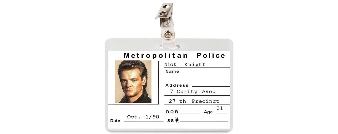 Forever Knight Nick Knight ID Badge Card Name Tag Cosplay Natalie ...