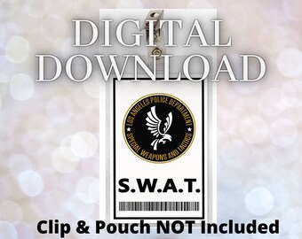 Swat Id Card - Etsy