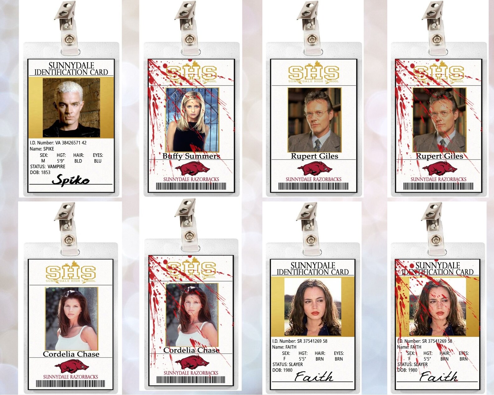 Buffy the Vampire Slayer ID Badge Card Sunnydale Student ID: Buffy ...
