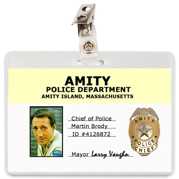 Amity Jaws Police - Etsy