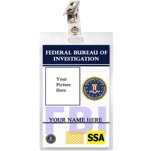 Silence of the Lambs Prop FBI Special Agent Warrant Wallet Cosplay ID ...