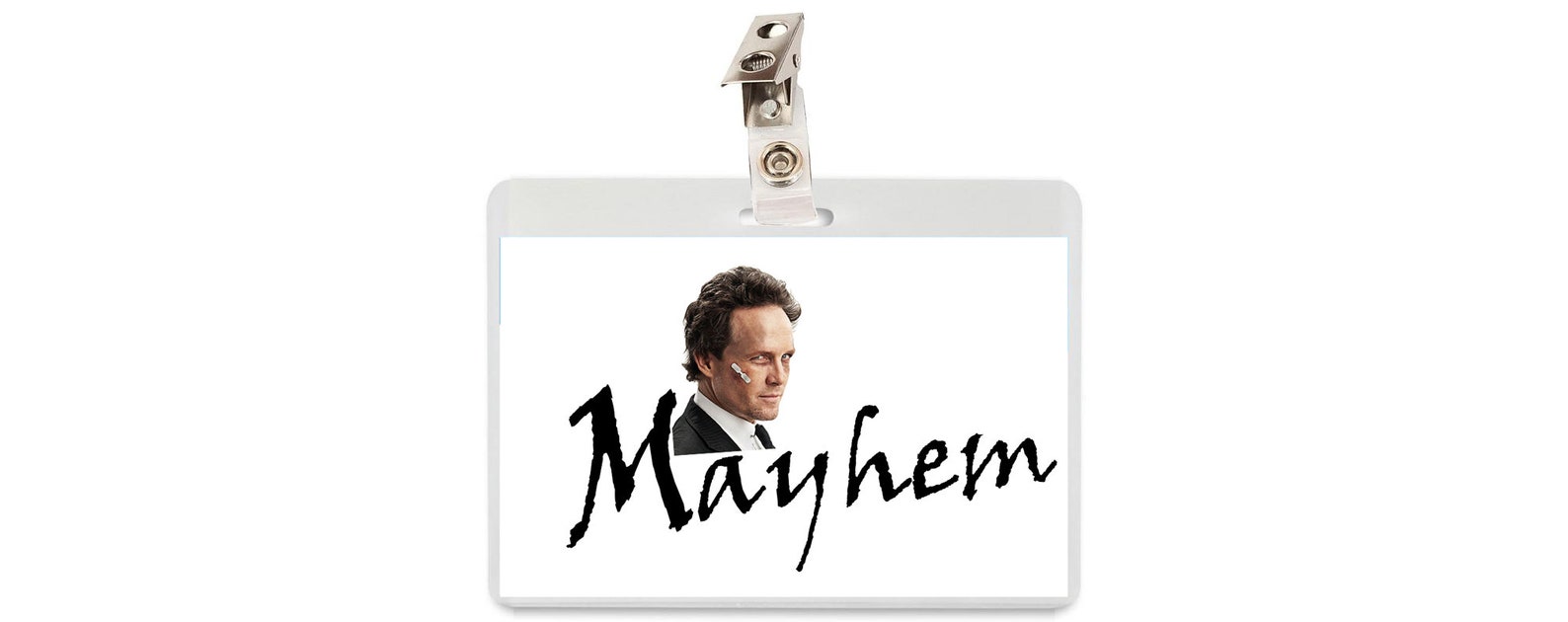 Mayhem From Allstate ID Badge Name Tag Cosplay Costume Halloween ...
