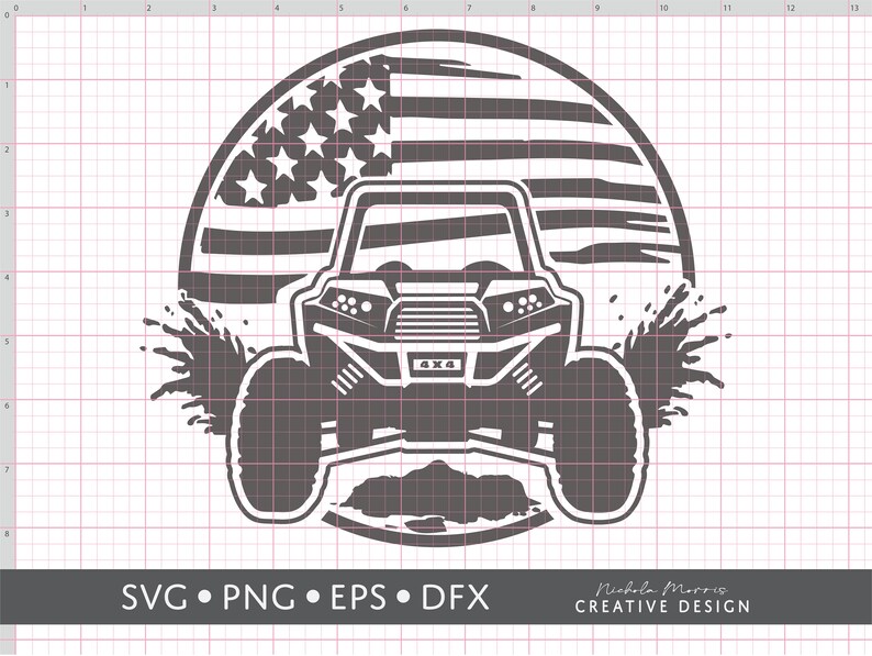 UTV RZR SVG 4x4 Decal Digital Download File for Cricut - Etsy