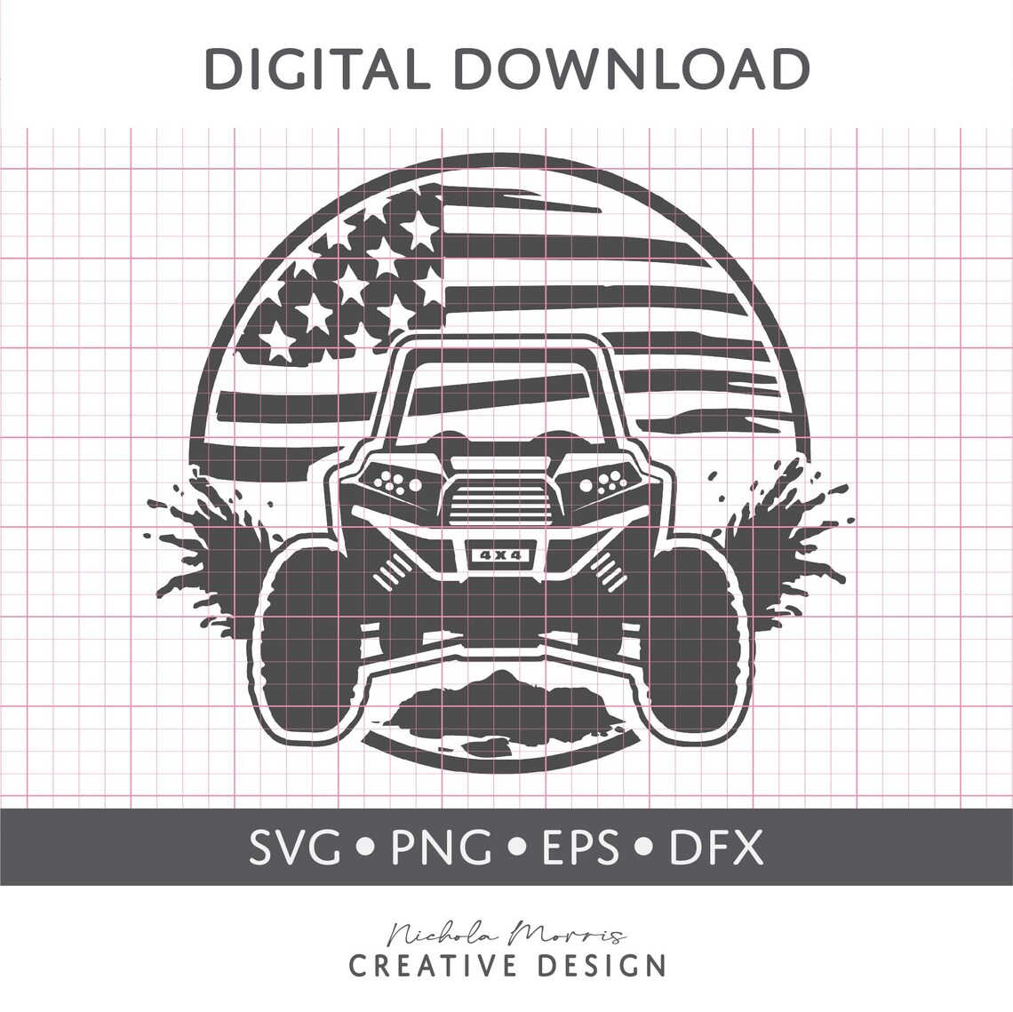 UTV | RZR | SVG | 4x4 Decal | Digital Download File for Cricut ...