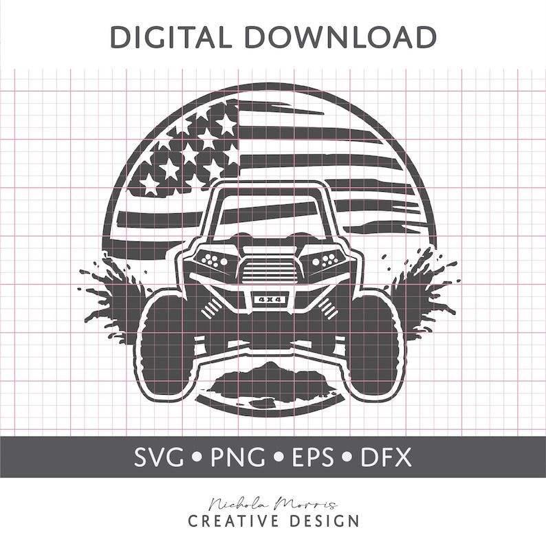 UTV | RZR | SVG | 4x4 Decal | Digital Download File for Cricut ...