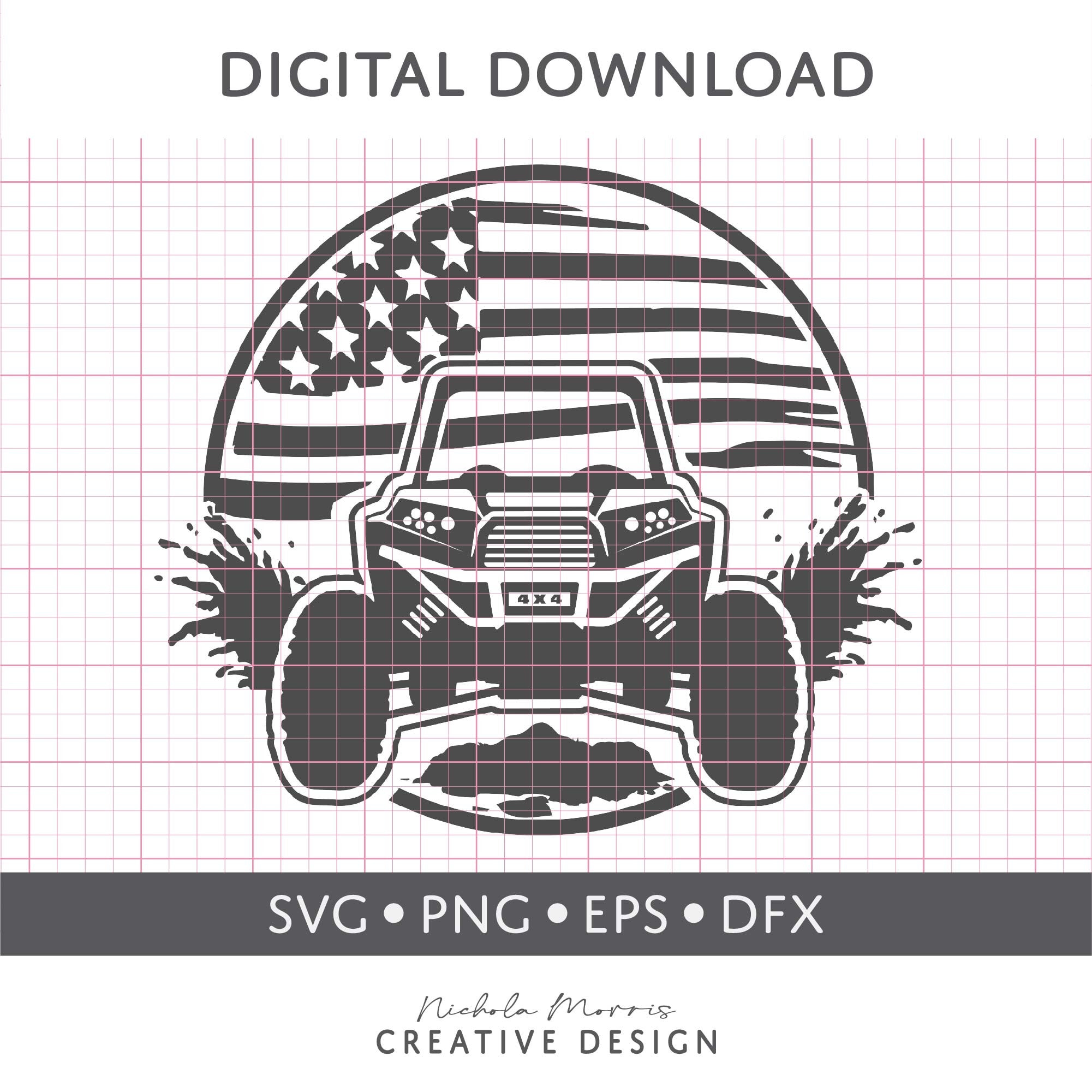 UTV | RZR | SVG | 4x4 Decal | Digital Download File for Cricut ...