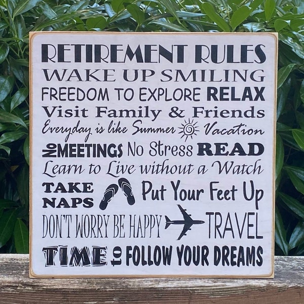 Retirement Signs - Etsy
