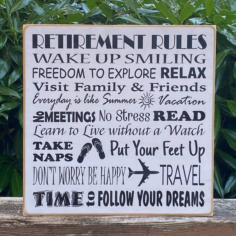 Retirement Signs - Etsy