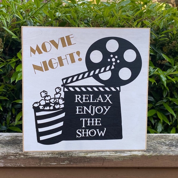 Movie Night Sign - Etsy