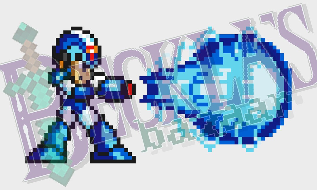 Mega Man X | Cross-stitch Pattern PDF - Etsy