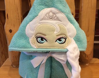 Elsa Hooded Towel - Etsy