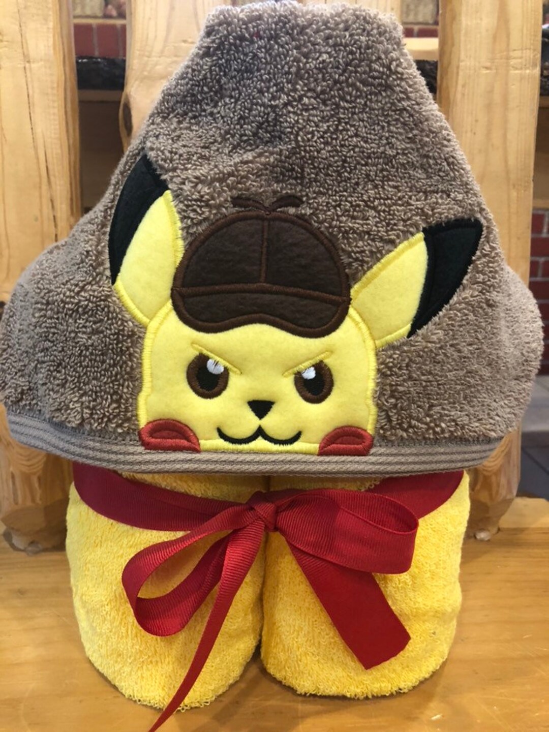 Pikachu Look Alike Hooded Towel - Etsy