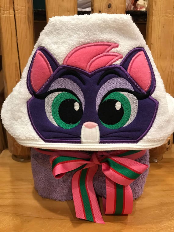 Miss Hissy Look-a-like Hooded Towel Embroidering Option | Etsy