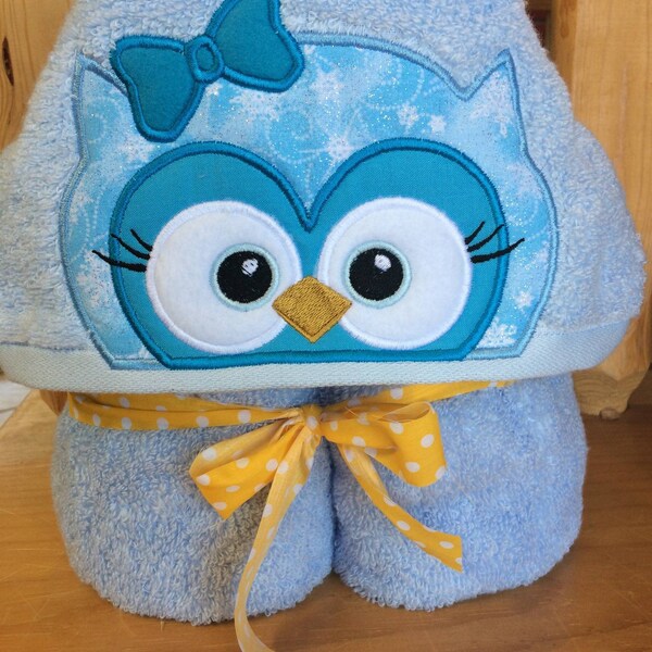 Owl Hooded Towel - Etsy