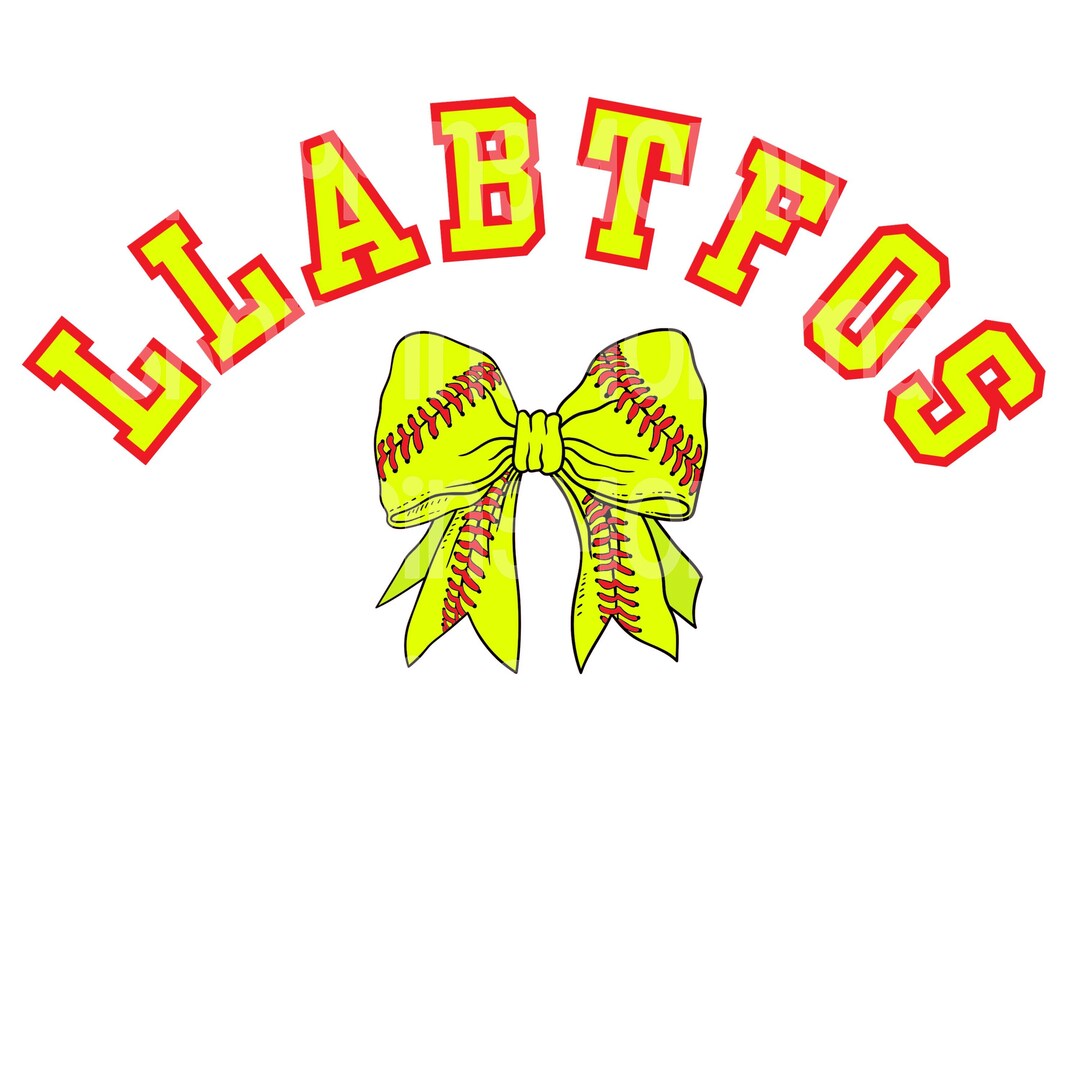 Softball Coquette Bow, Backwards Softball, DTF, Sublimation, Digital ...
