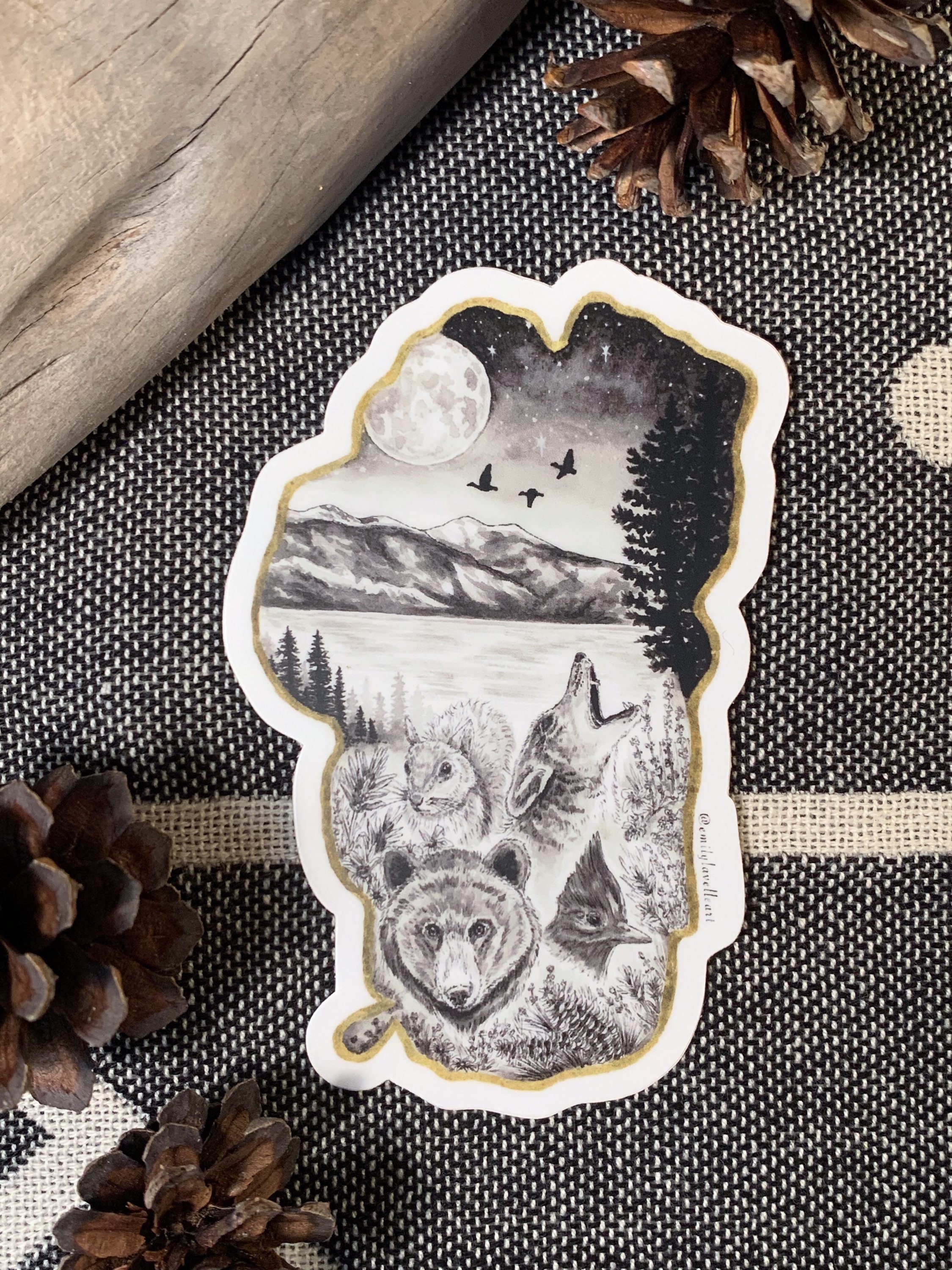 Lake Tahoe Vinyl Sticker - Etsy