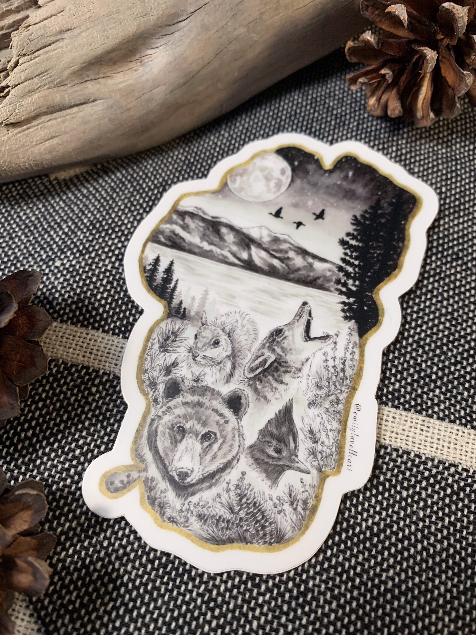 Lake Tahoe Vinyl Sticker - Etsy