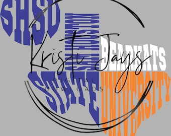 Sam Houston State University PNG & SVG Mini File Pack Digital Download ...