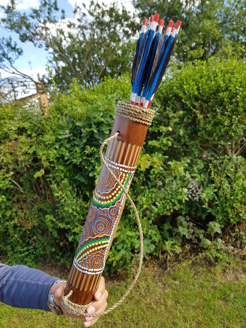 Traditional Recurve Archery Set With 10 Arrows & Quiver hand - Etsy