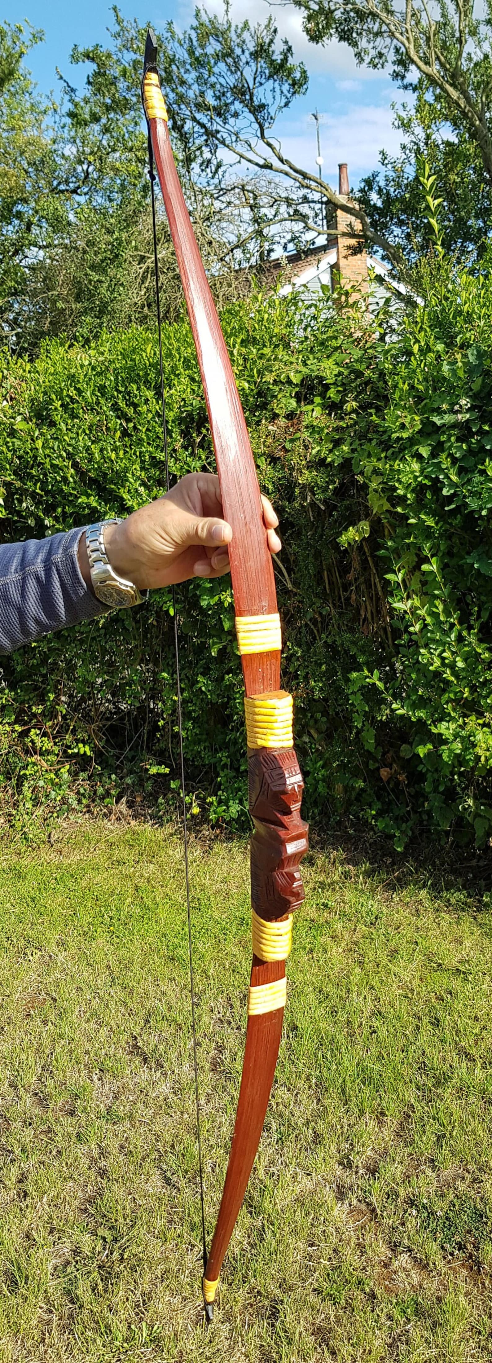 Traditional Recurve Archery Set With 10 Arrows & Quiver hand - Etsy