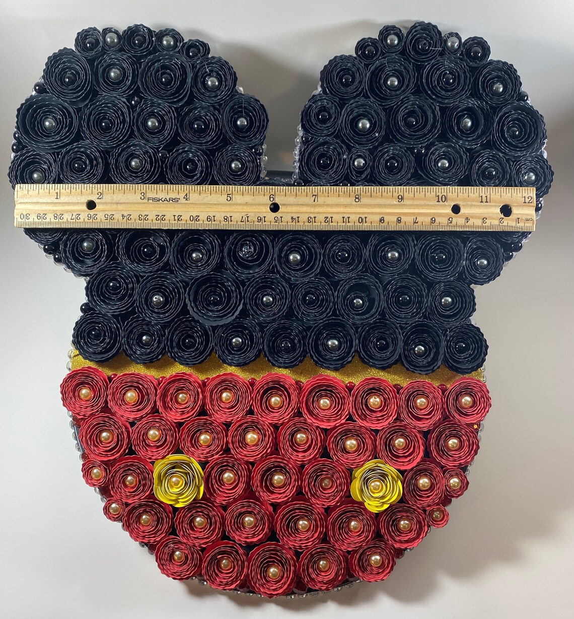 Mickey Mouse Wall Hanging Made Out of Handmade Papers - Disney - With ...