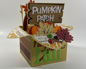 Autumn Pop up Card - Etsy