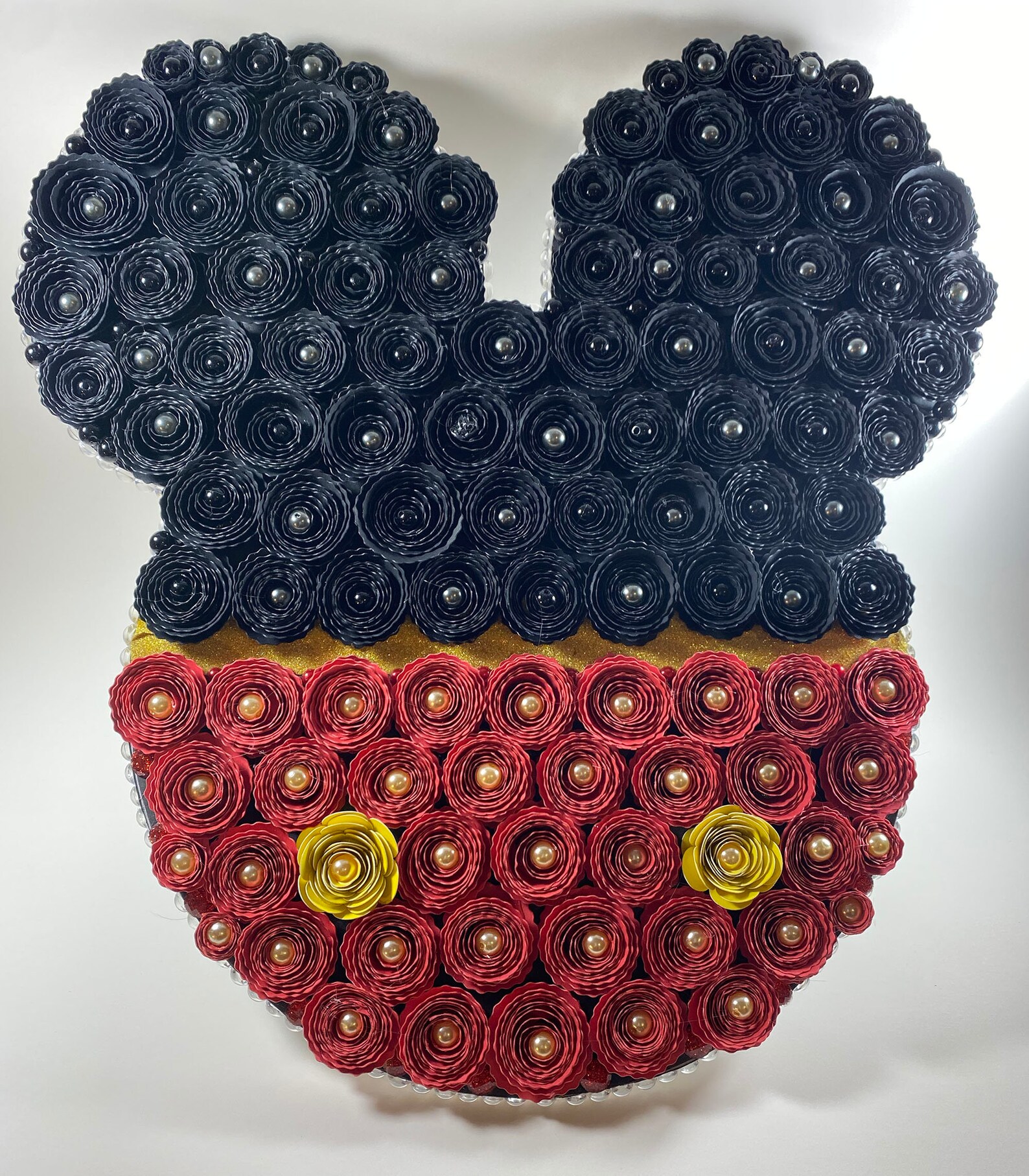 Mickey Mouse Wall Hanging Made Out of Handmade Papers - Disney - With ...