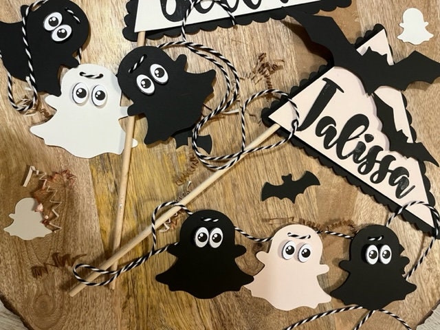 Mini Halloween Ghost Banner Halloween banner Halloween | Etsy