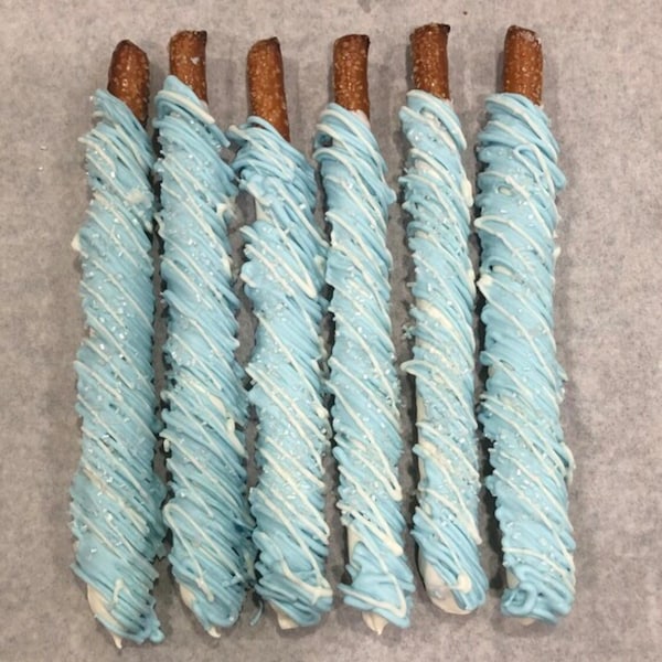 Christmas Pretzel Rods - Etsy