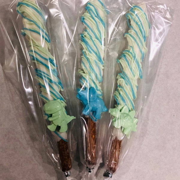 Dinosaur Pretzels - Etsy