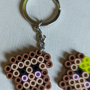 Pair of Toast Buttered Toast Cute Perler Bead Best Friends Keychains - Etsy