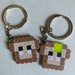 Pair of Toast Buttered Toast Cute Perler Bead Best Friends Keychains - Etsy