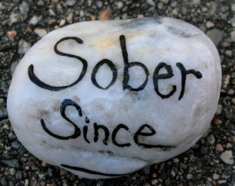 Sobriety stone | Etsy