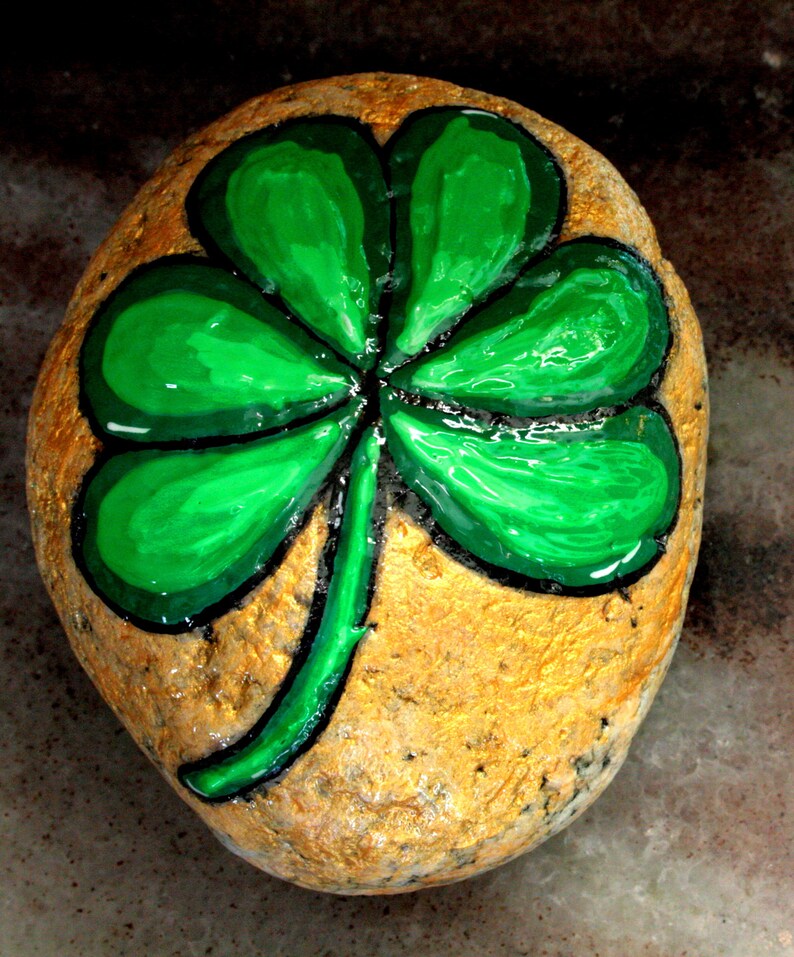 Painted Rock St. Patrick's Day Decor Gifts for Irish - Etsy Israel