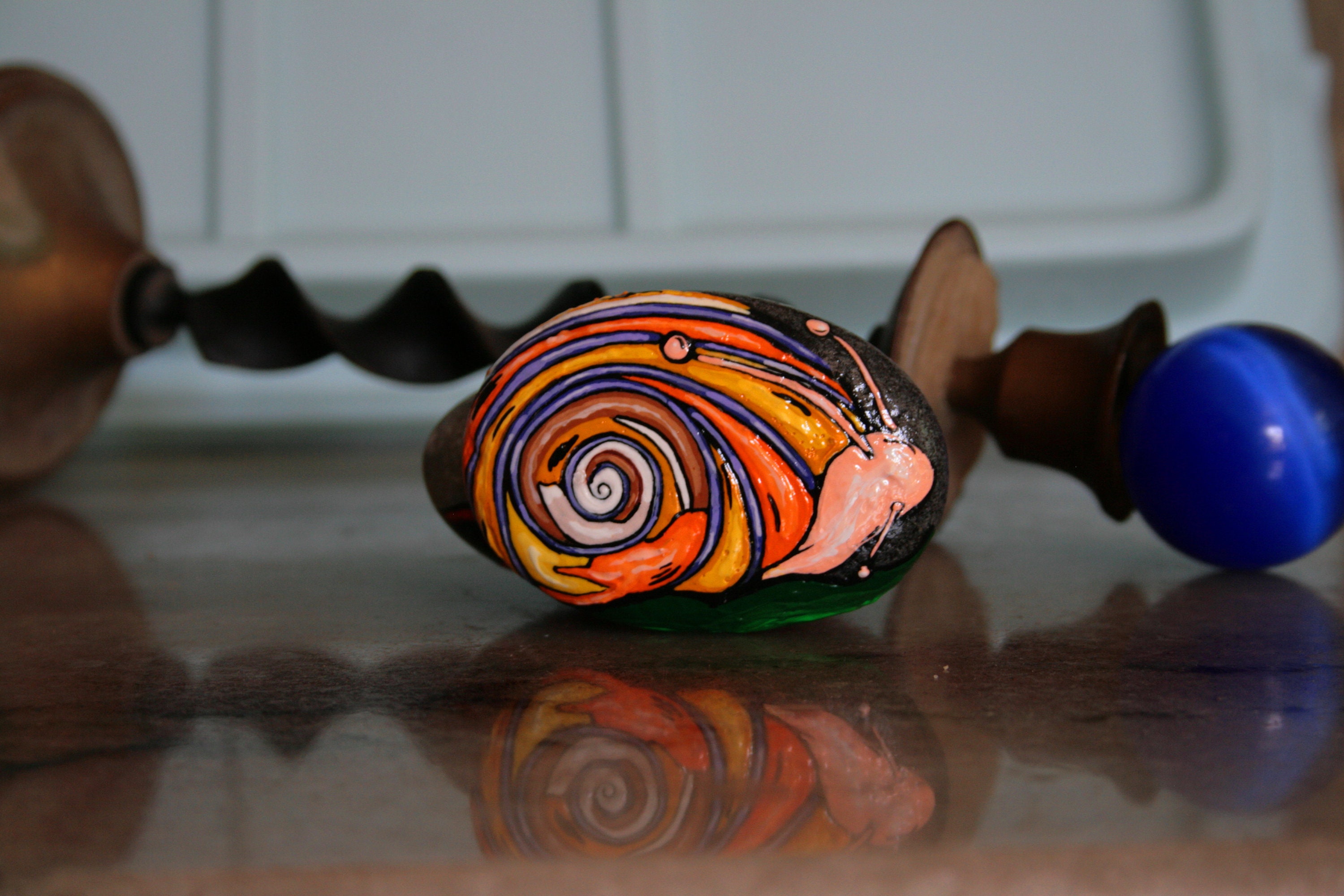 garden accessories and decor garden gift painted stones and rocks ...