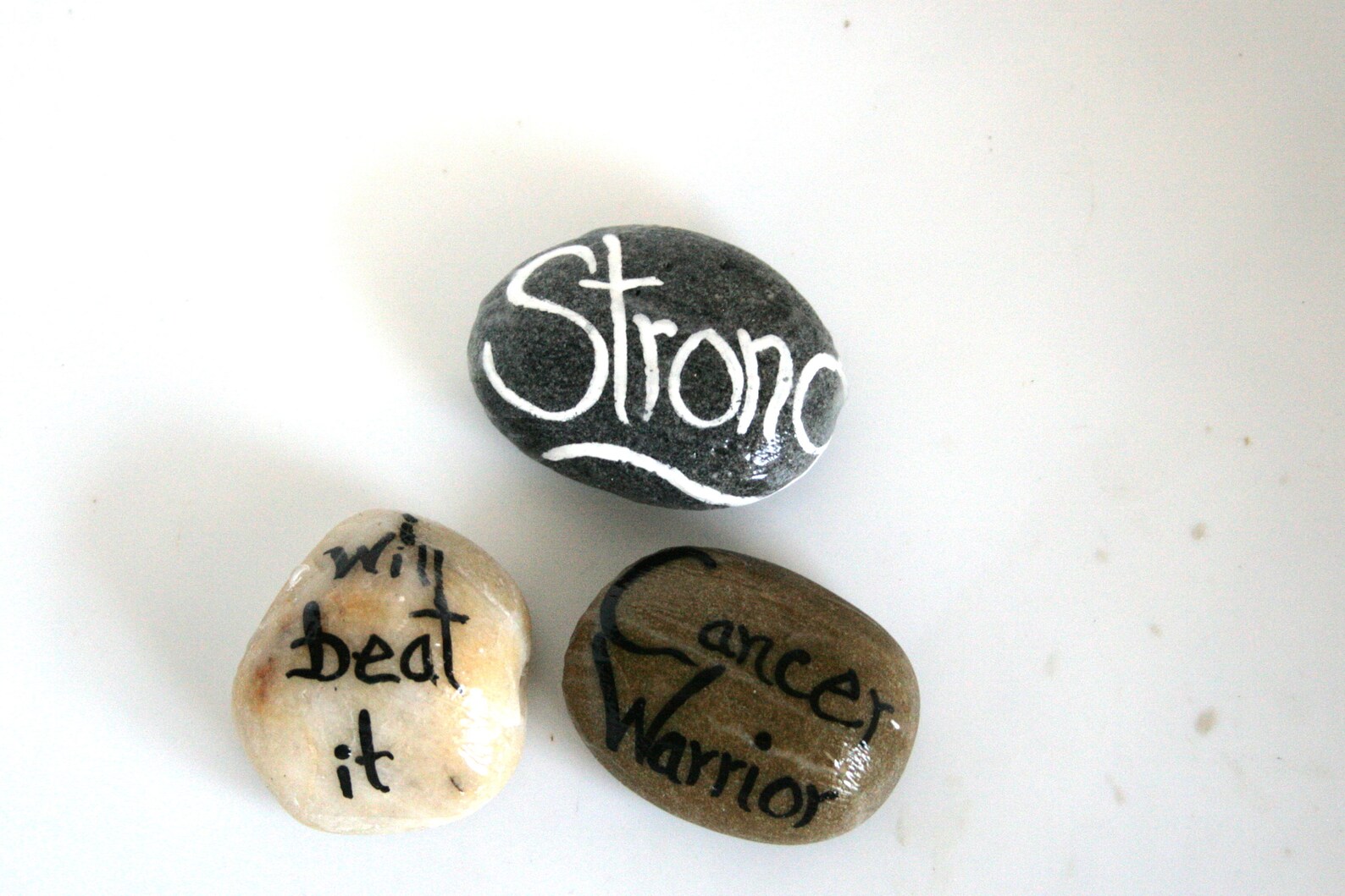 Healing Stones Cancer Survivor Gift Painted Rocks - Etsy