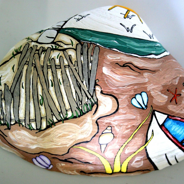 Painted Clam Shell - Etsy