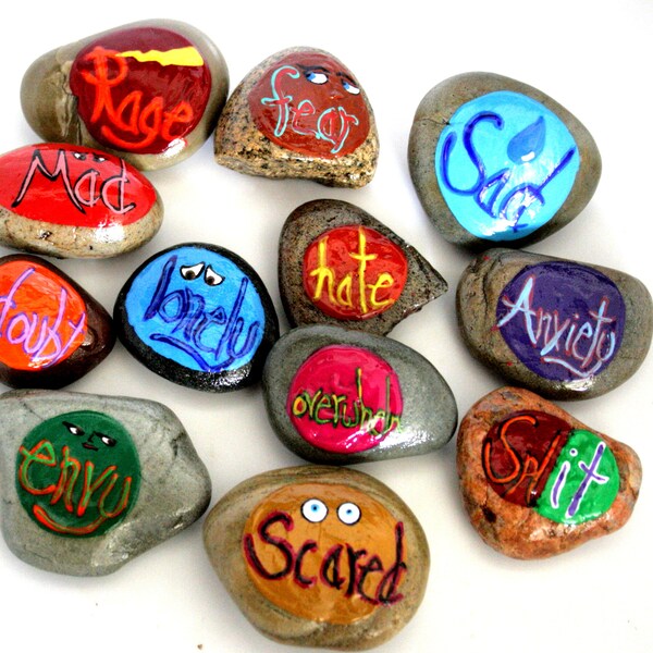 Hand Painted Rocks - Etsy