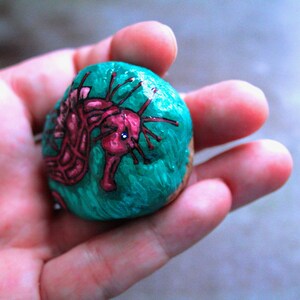 Seahorse Artwork Painted Rock Beach House Home Accent | Etsy