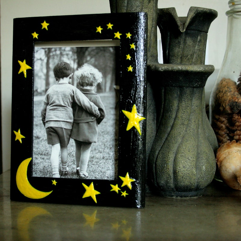 Black Photo Frame - Etsy