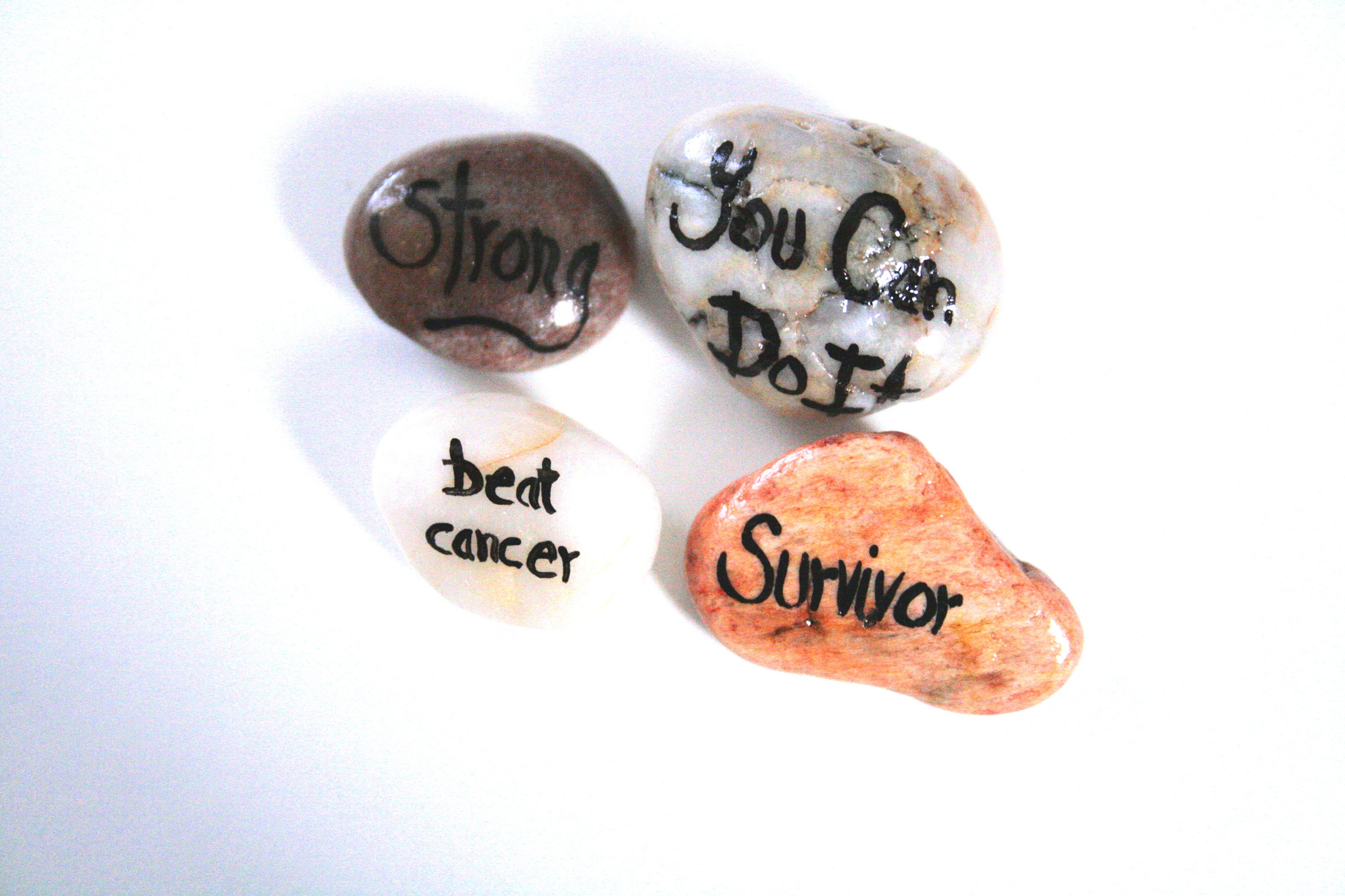 Cancer Survivor Gifts Painted Beach Rocks Cancer Warrior - Etsy
